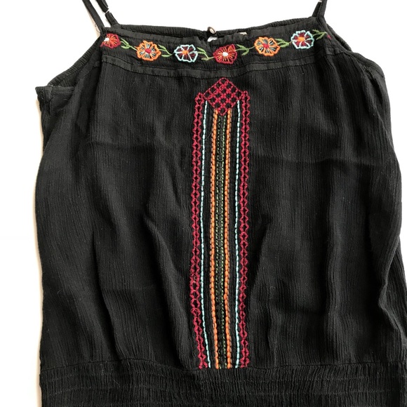 Vintage | Tops | Vintage Spaghetti Strap Top W Floral Detail S | Poshmark